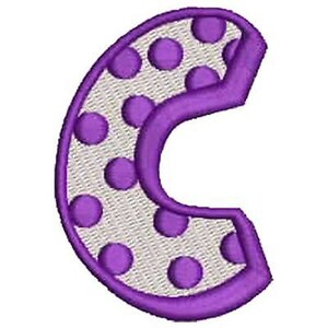 Machine Embroidery Design Set Polka Dot Capital Letters 1 24 Designs 9 ...