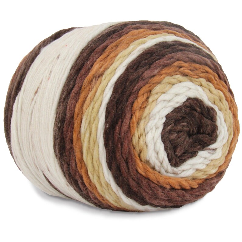 Ombre Yarn - Big Chunky Yarn Cake - Desert Sands , 300g (316 Yards ...