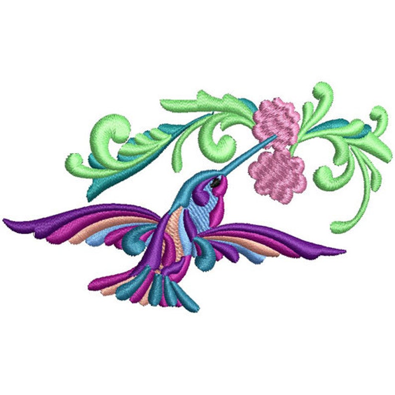 Machine Embroidery Design Set - Birds(2) - 10 Designs - 9 Formats ...
