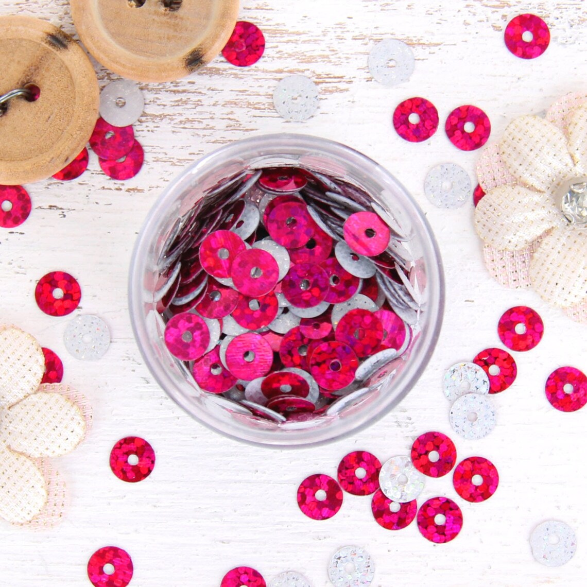 Loose Hot Fix Sequins 6mm Holographic 720/pack Several - Etsy