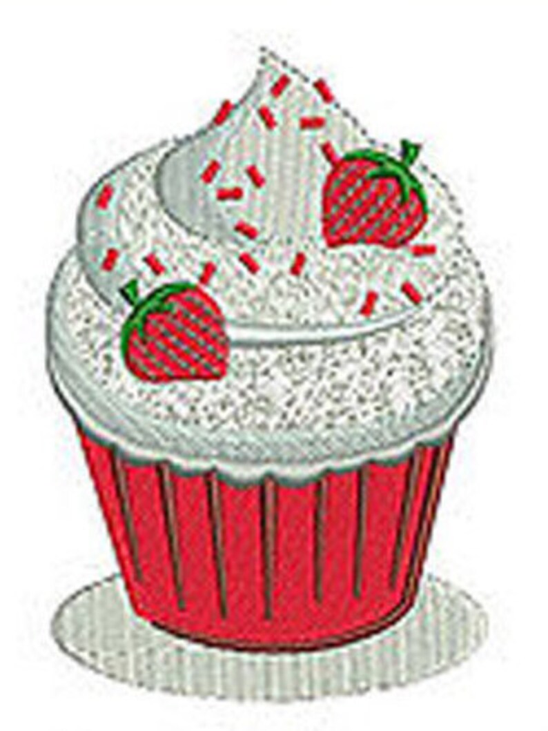 Machine Embroidery Design Set Cupcakes 2 10 Designs 8 | Etsy