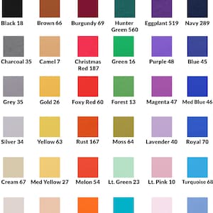 Premium Cotton Fabric by the Yard in 40 Beautiful Solid Colors ...