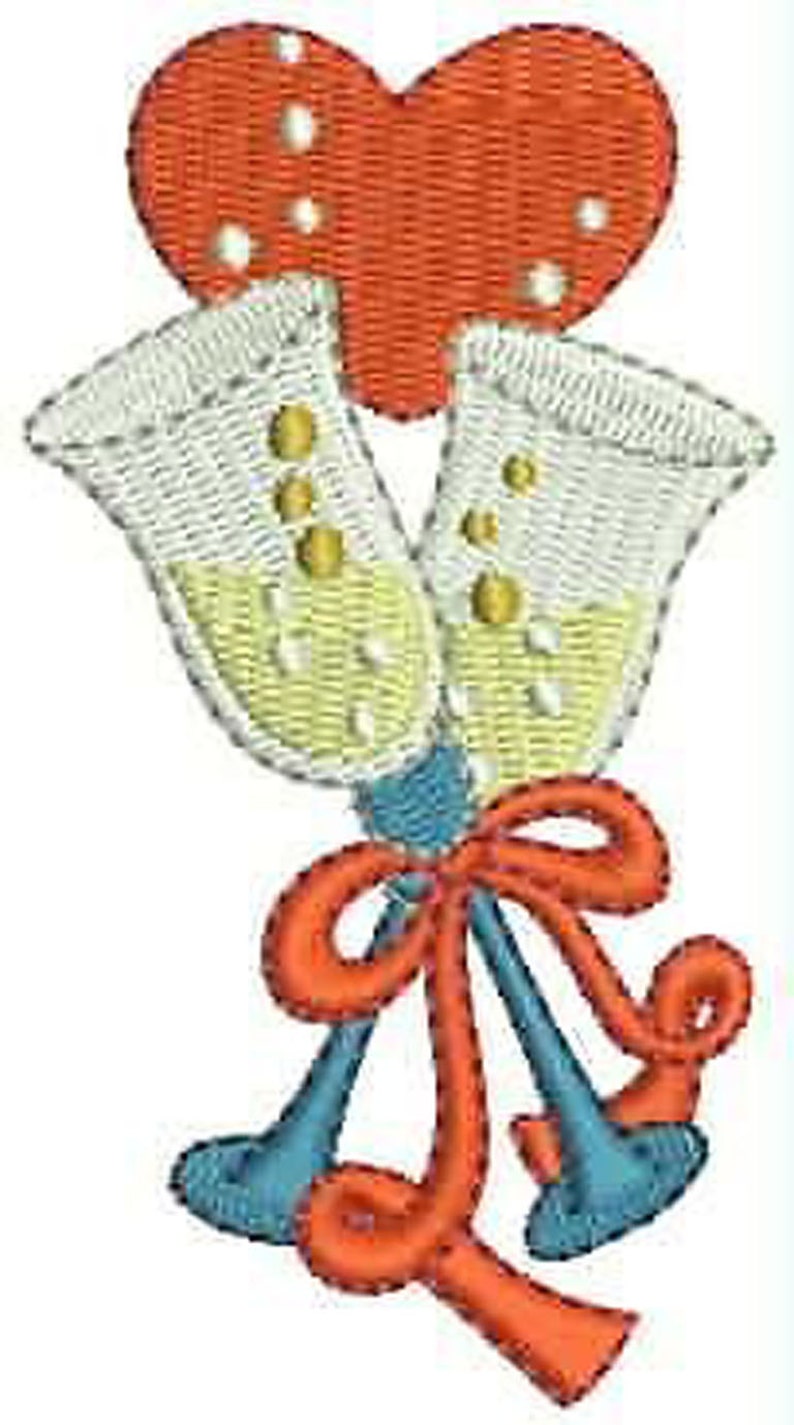 Machine Embroidery Design Set - Wedding(2) - 11 Designs - 9 Formats ...