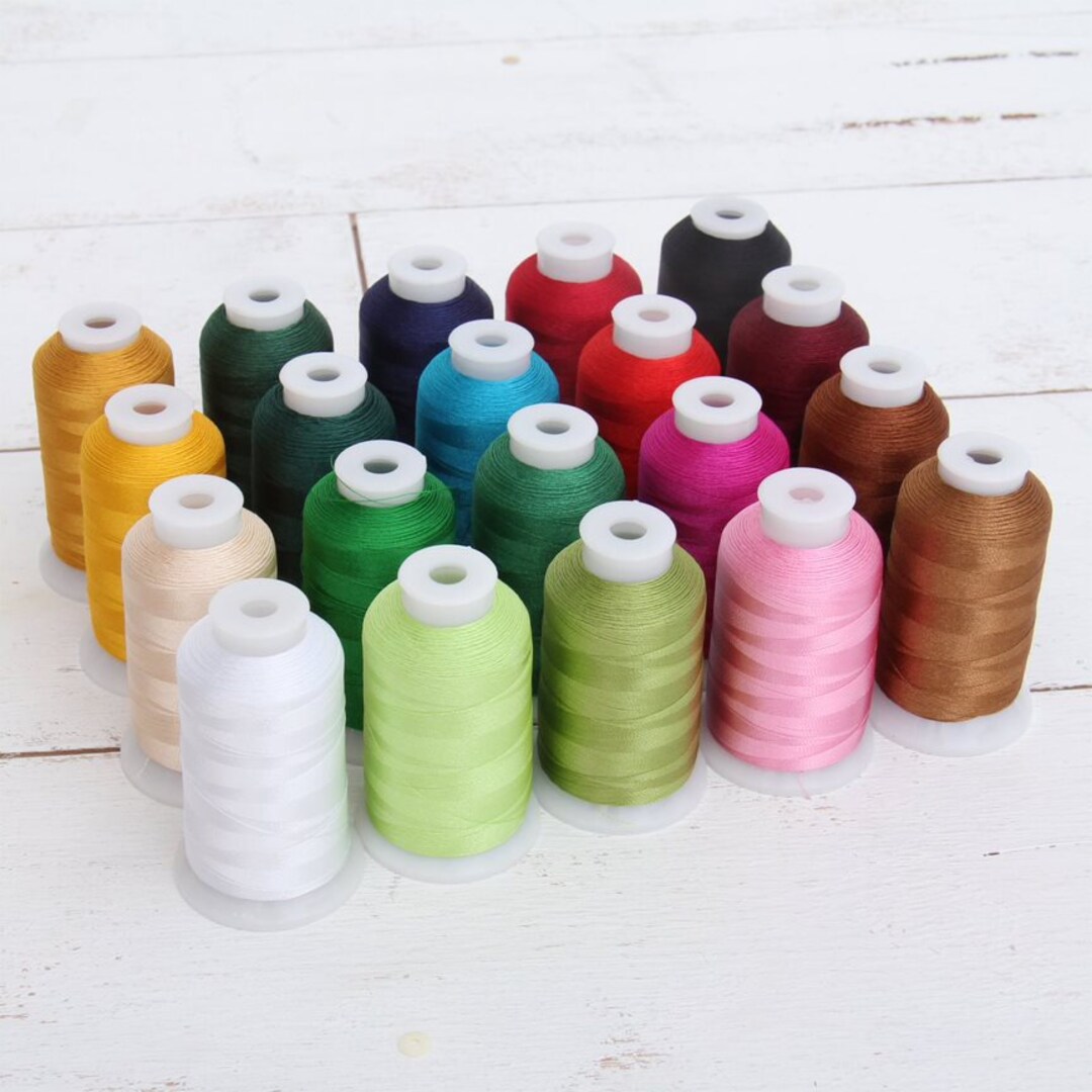 Polyester Machine Embroidery Thread Set 20 Holiday Colors - Etsy