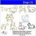 Machine Embroidery Design Set - Dogs(3) - 10 Designs - 9 Formats ...