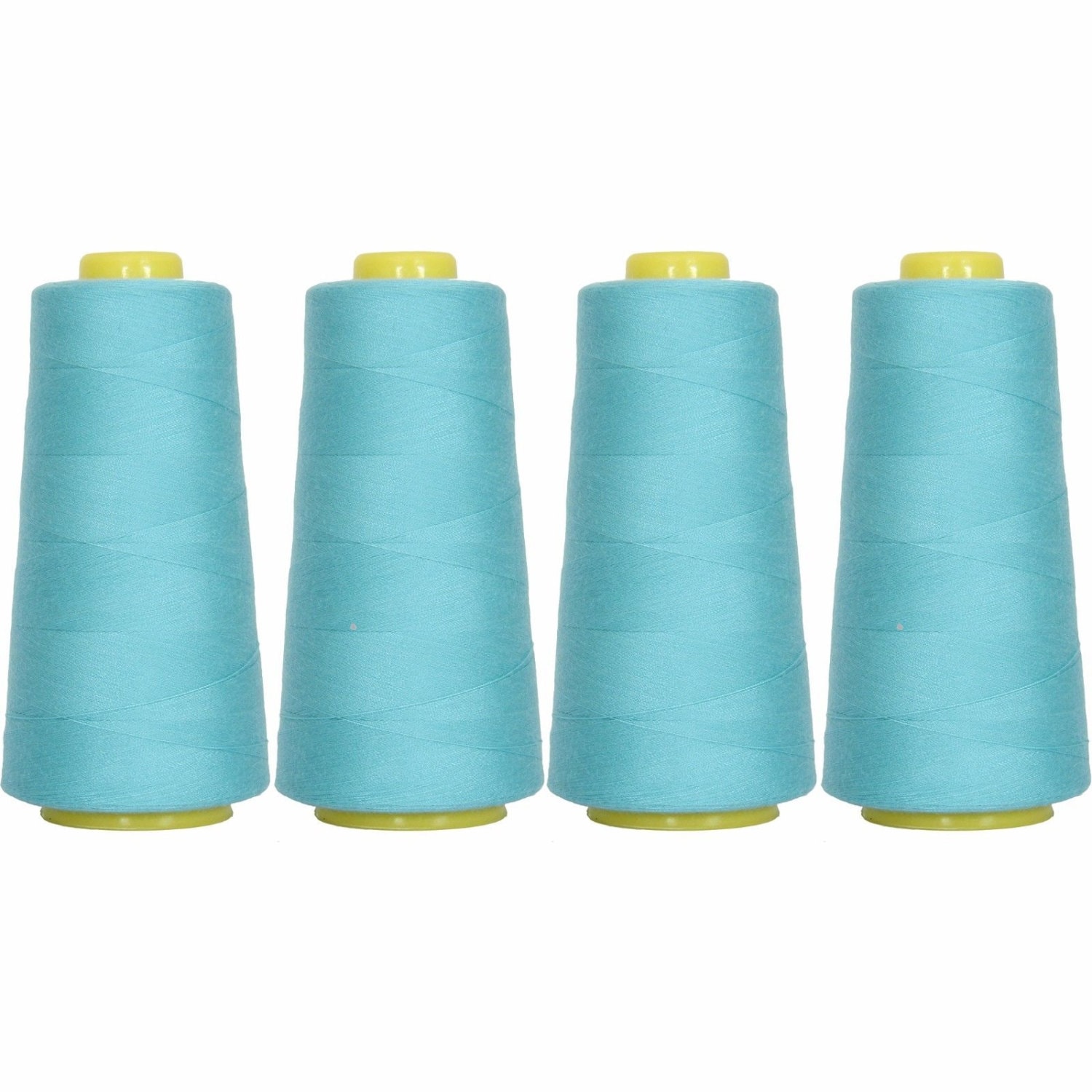 4 Big Cones Turquoise Serger Sewing Thread 2750 Yd Tex 27 40s2 | Etsy