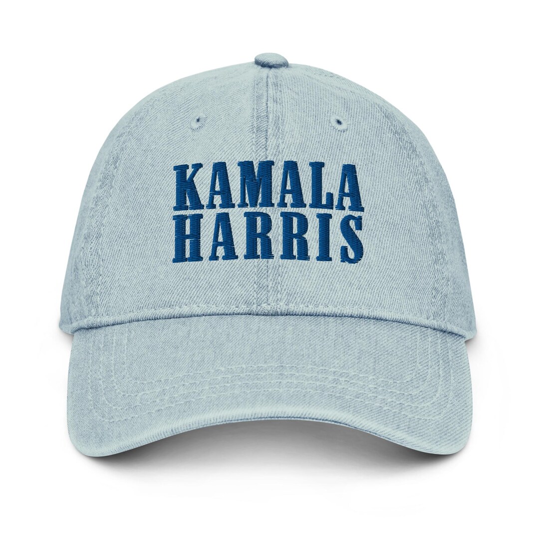 Kamala Harris Embroidered Denim Hat - Etsy