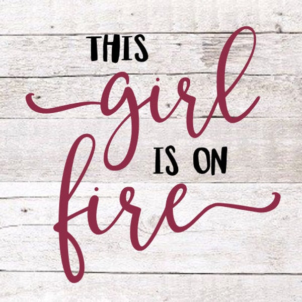 Girl on Fire - Etsy