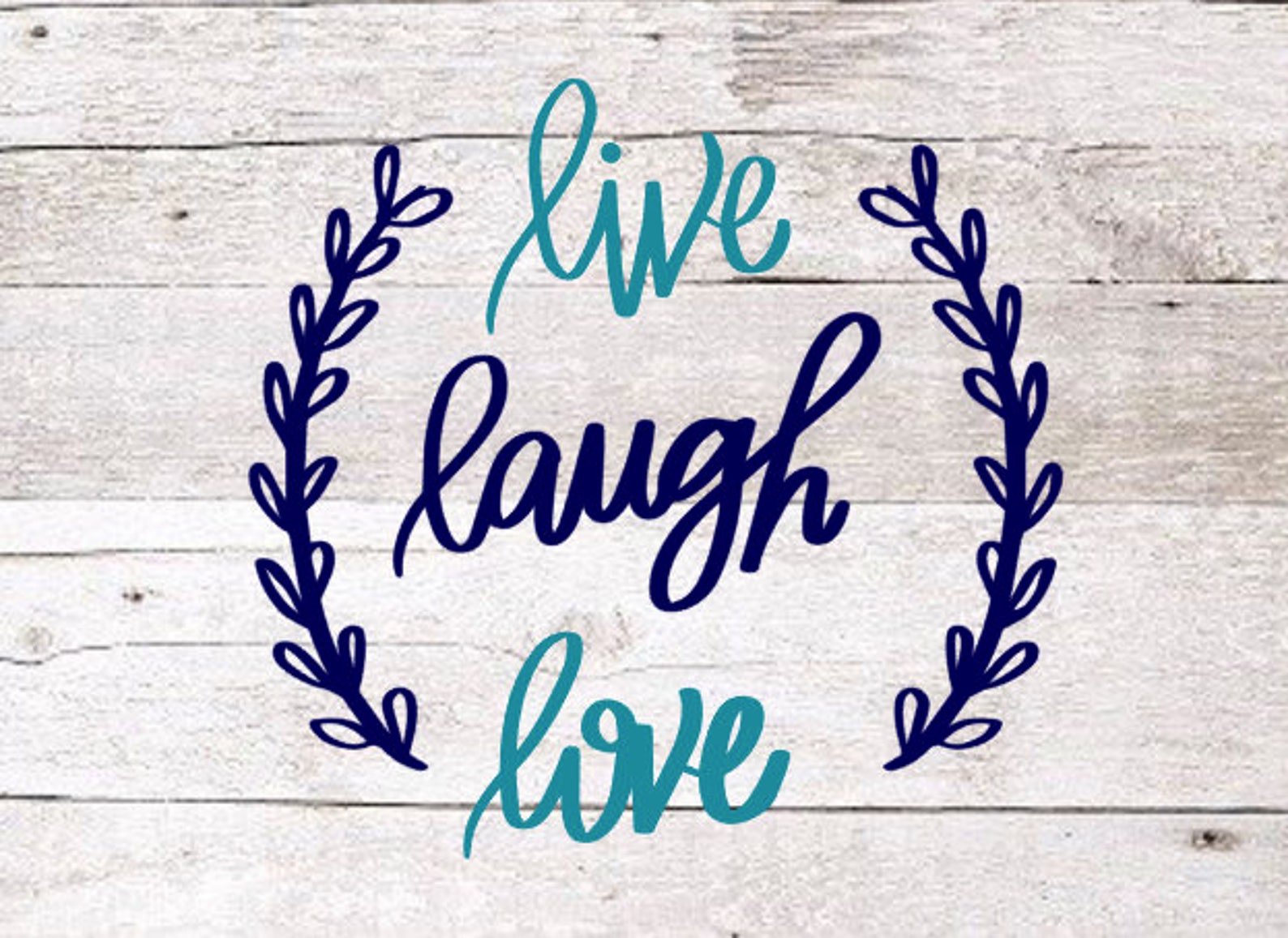 Live Laugh Love Decal Live Laugh Love Family Decal - Etsy