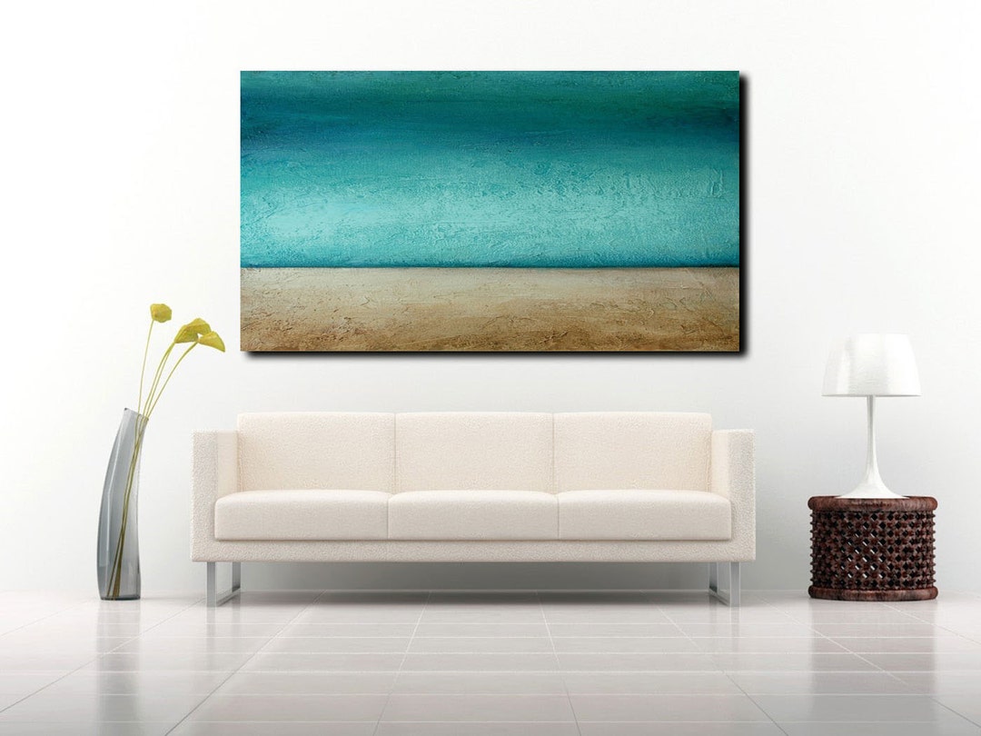 Beachscape, Acrylic Painting, Abstract Painting, Beachs Art Series: Low ...