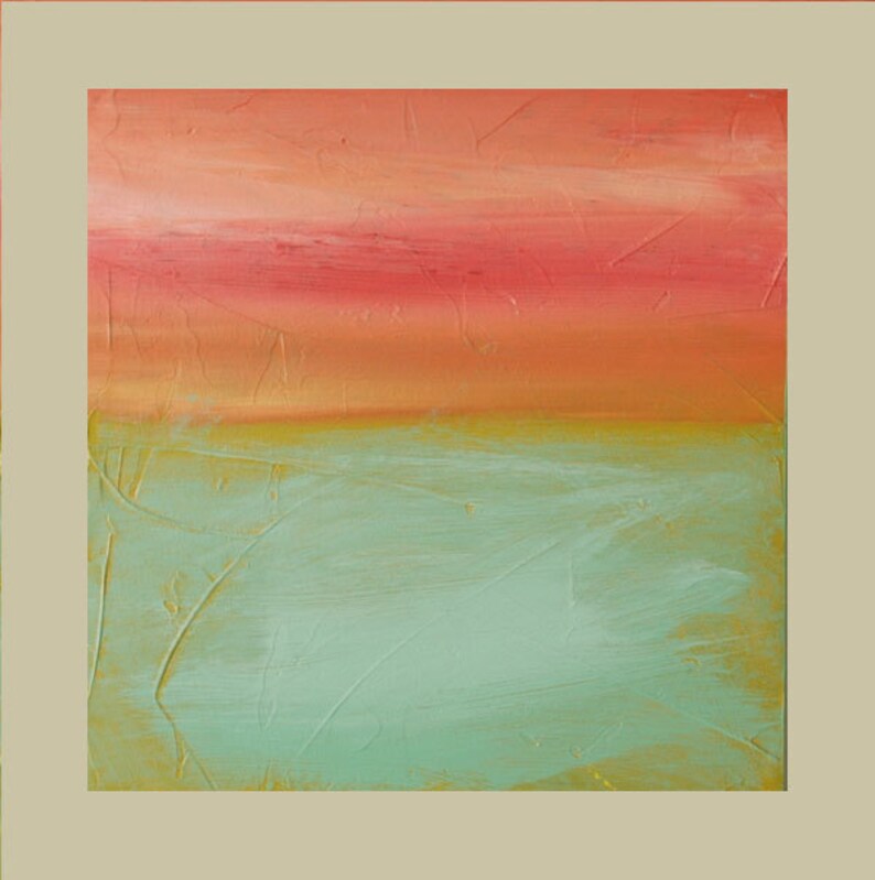 Soft Colors Acrylic Painting, Landscape Painting, Abstract Art, Sublime ...