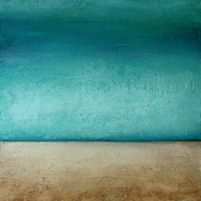 Beachscape, Acrylic Painting, Abstract Painting, Beachs Art Series: Low ...