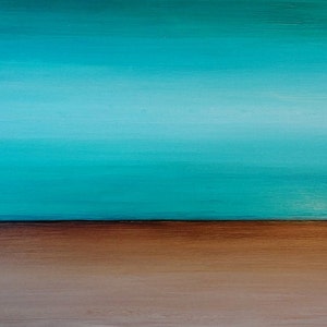 Beach Painting Acrylic Painting Large Seascape Low Tide - Etsy