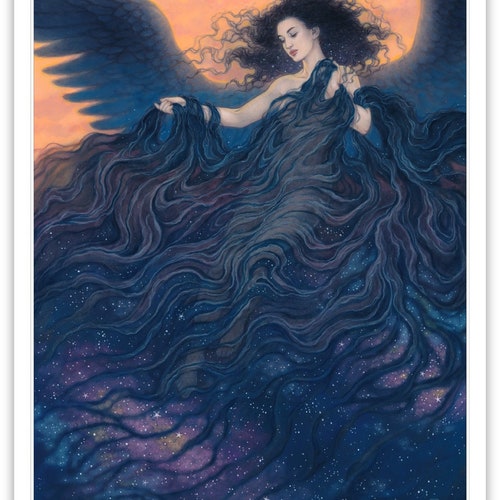 Nyx Greek Mythology Art Print 12x16 Inches - Etsy