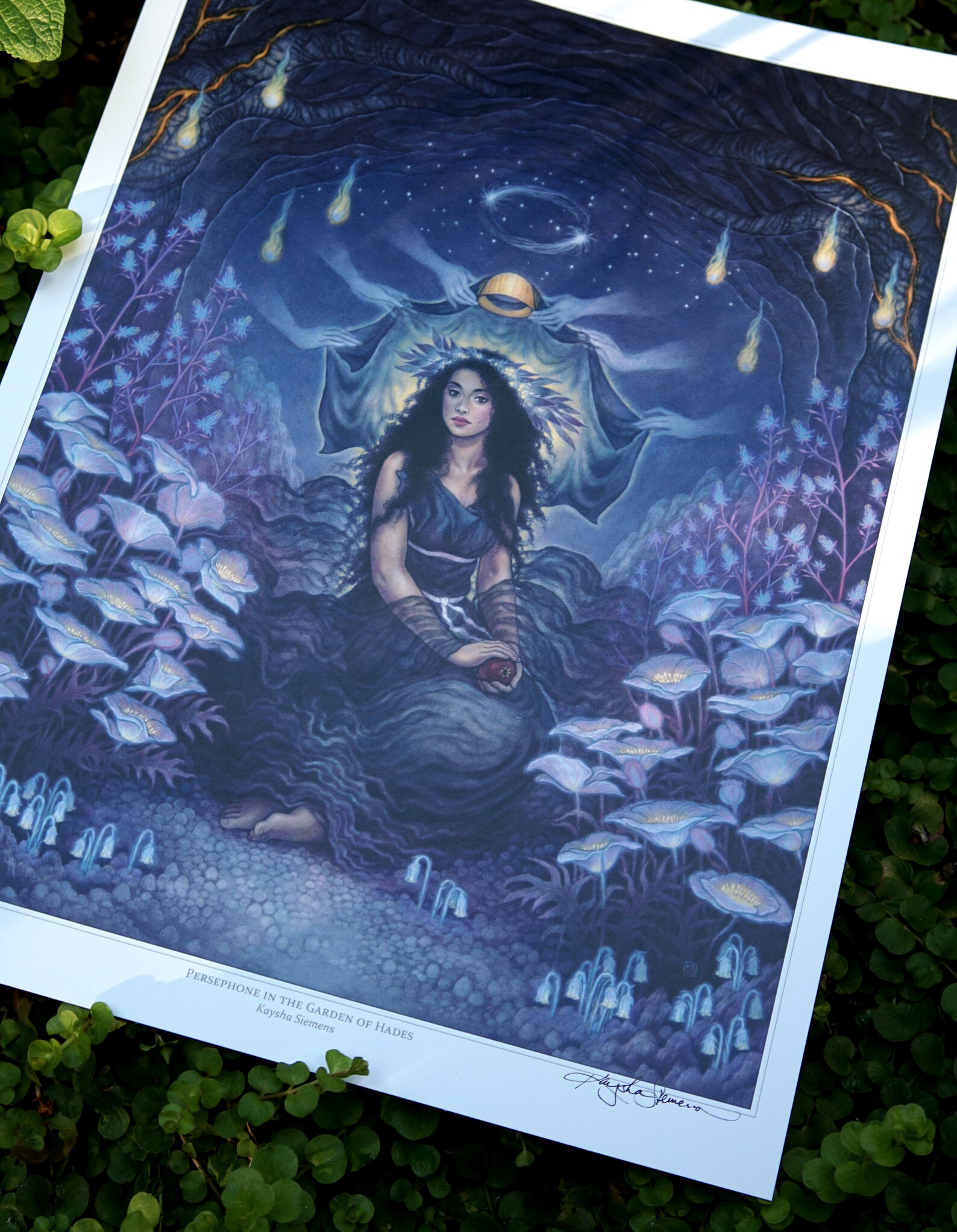 Nyx Greek Mythology Art Print 12x16 Inches - Etsy