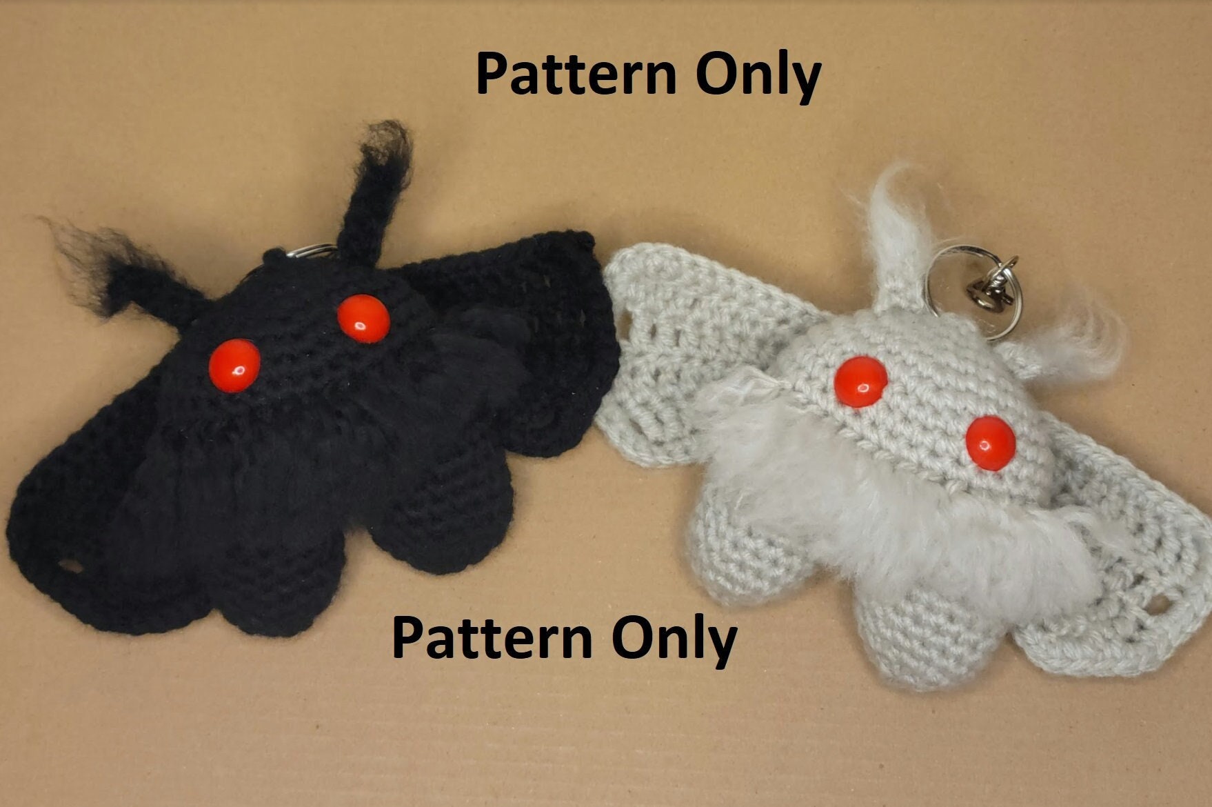 PATTERN Mothman Crochet Keychain PATTERN - Etsy