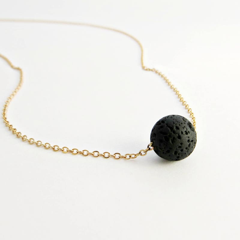Lava Rock Diffuser Necklace - Etsy