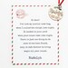 Rudolph's Lost Name Tag With Note (handmade Letter From Rudolph ...