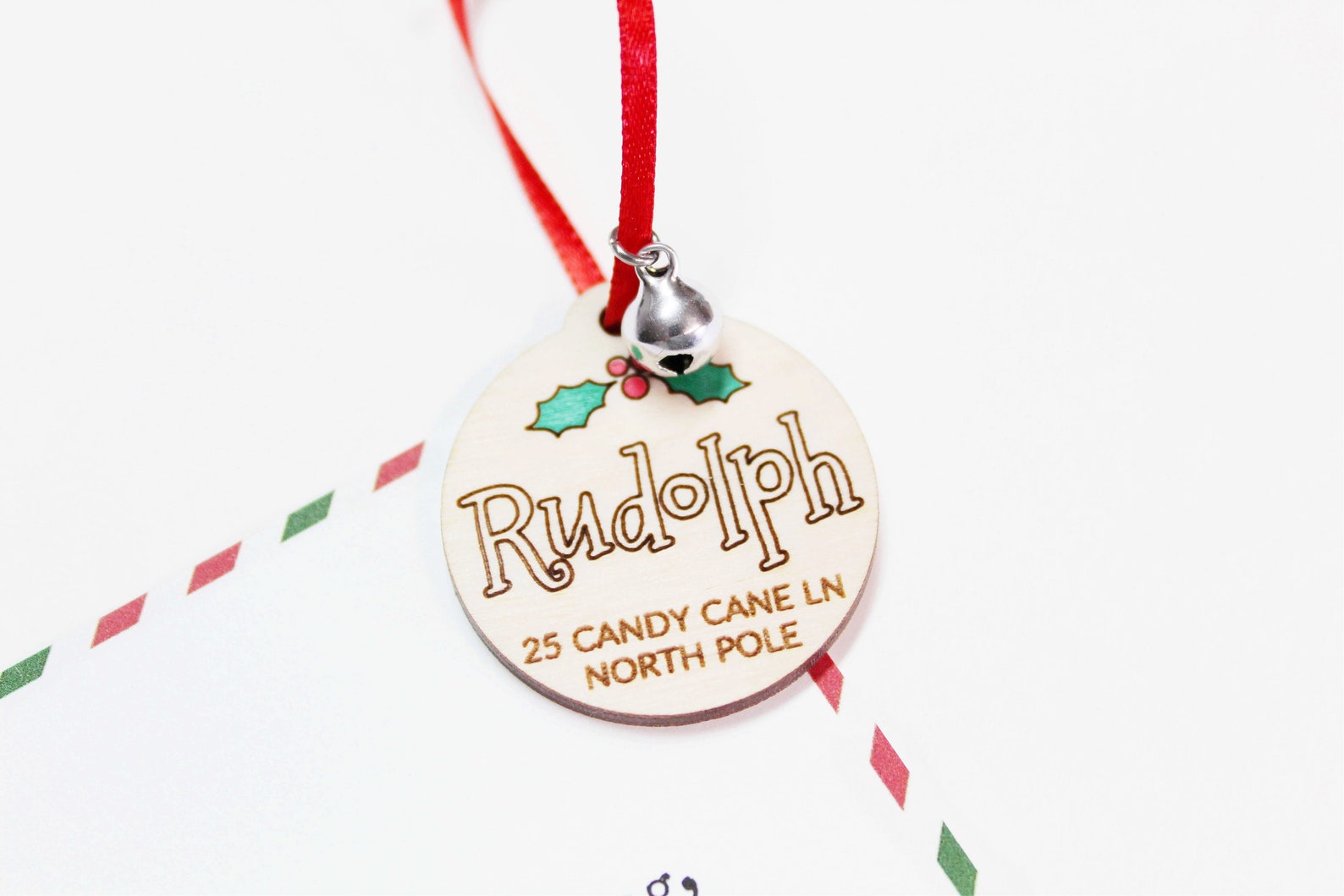 Rudolph's Lost Name Tag With Note (handmade Letter From Rudolph ...