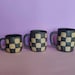Checkerboard Mug in Matte Black - Etsy