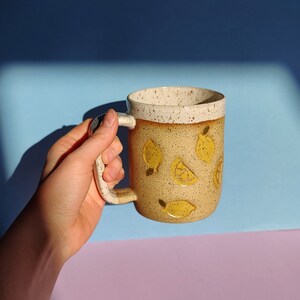 Handmade Ceramic Lemon Mug - Etsy