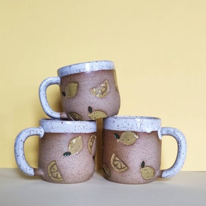 Handmade Ceramic Lemon Mug - Etsy