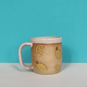 Handmade Ceramic Lemon Mug - Etsy