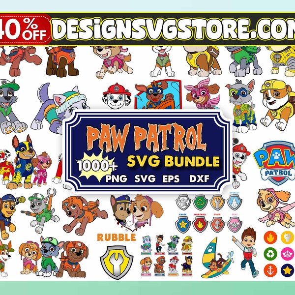 Paw Patrol Svg Layered - Etsy