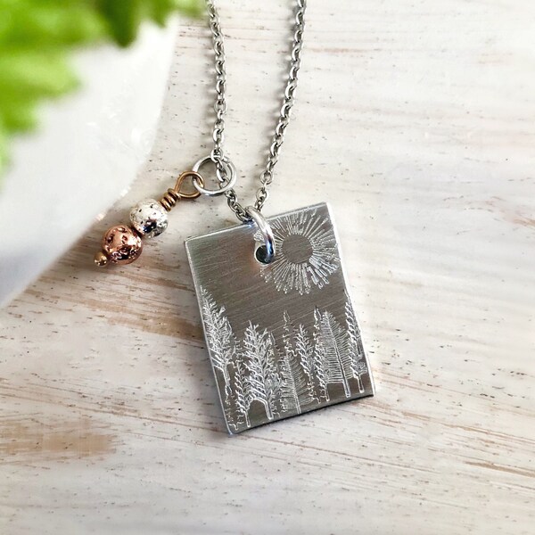 Forest Necklace - Etsy