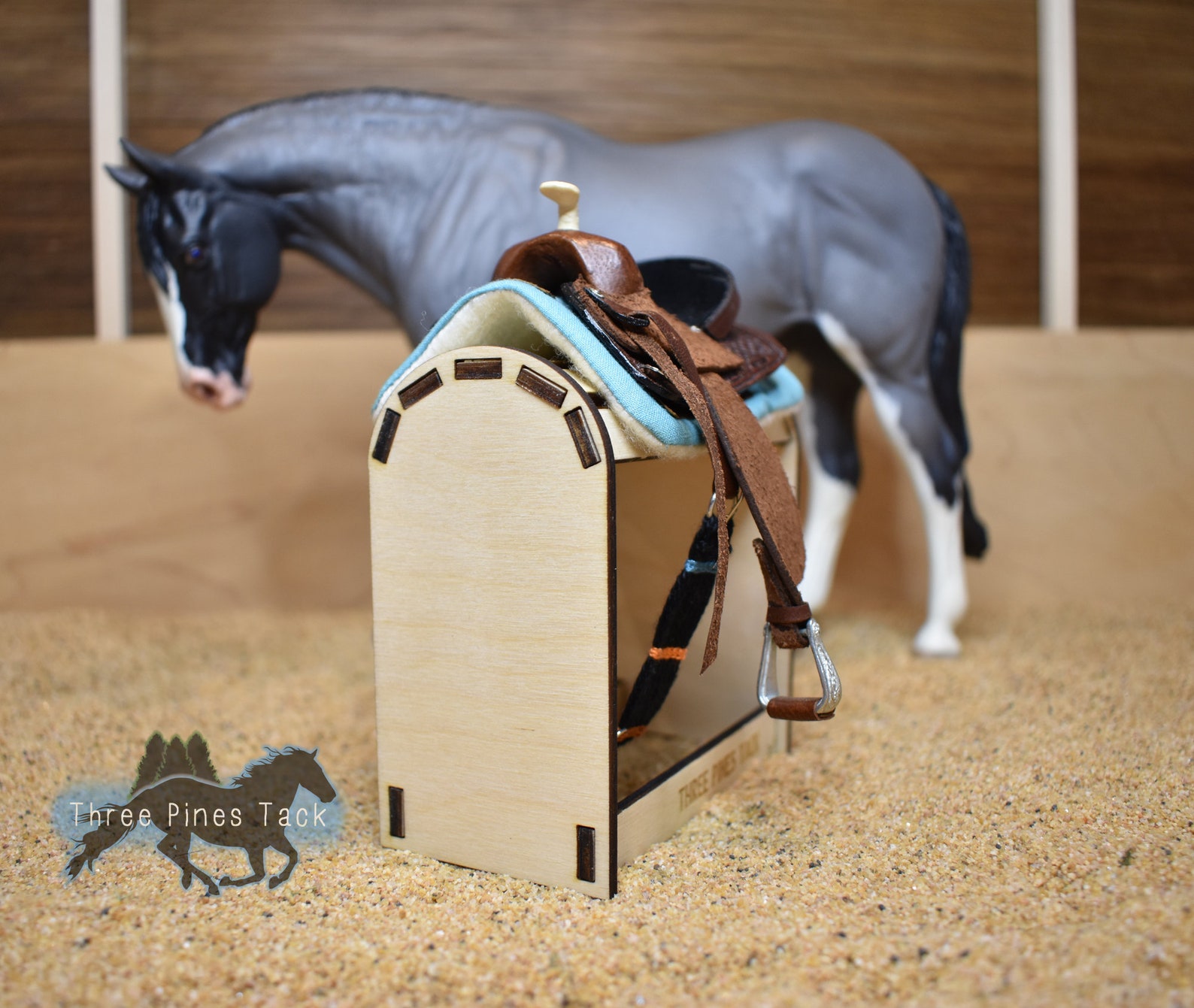 Wood Saddle Stand for Traditional Model Horses (1:9 Scale) - Etsy