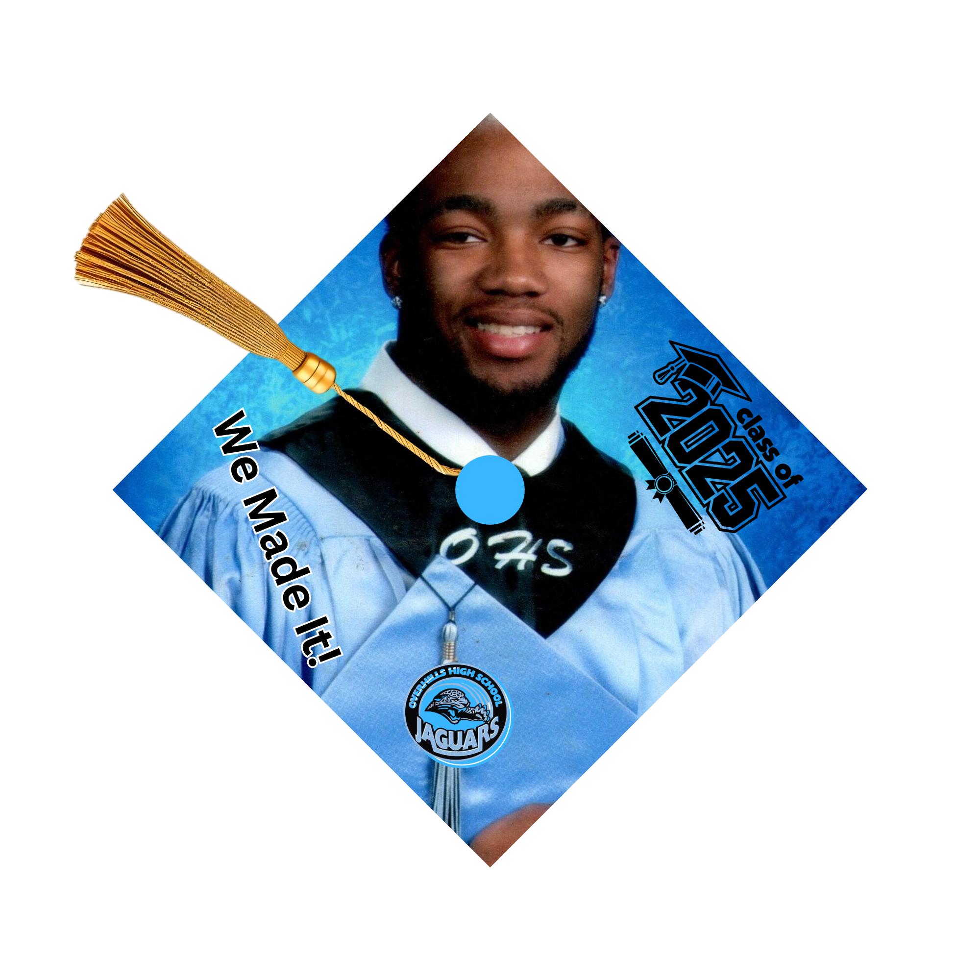 Editable Graduation Cap, Canva Frame Template , Grad 2025 Template ...