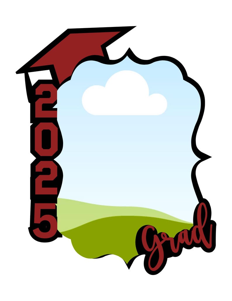 2025 Editable Graduation Fan, Grad Fan Templates, Grad Template, Canva ...