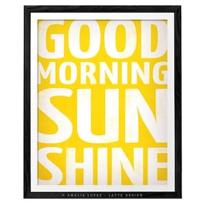 Good Morning Sunshine. Digital Download. Sunshine Printable, Yellow ...