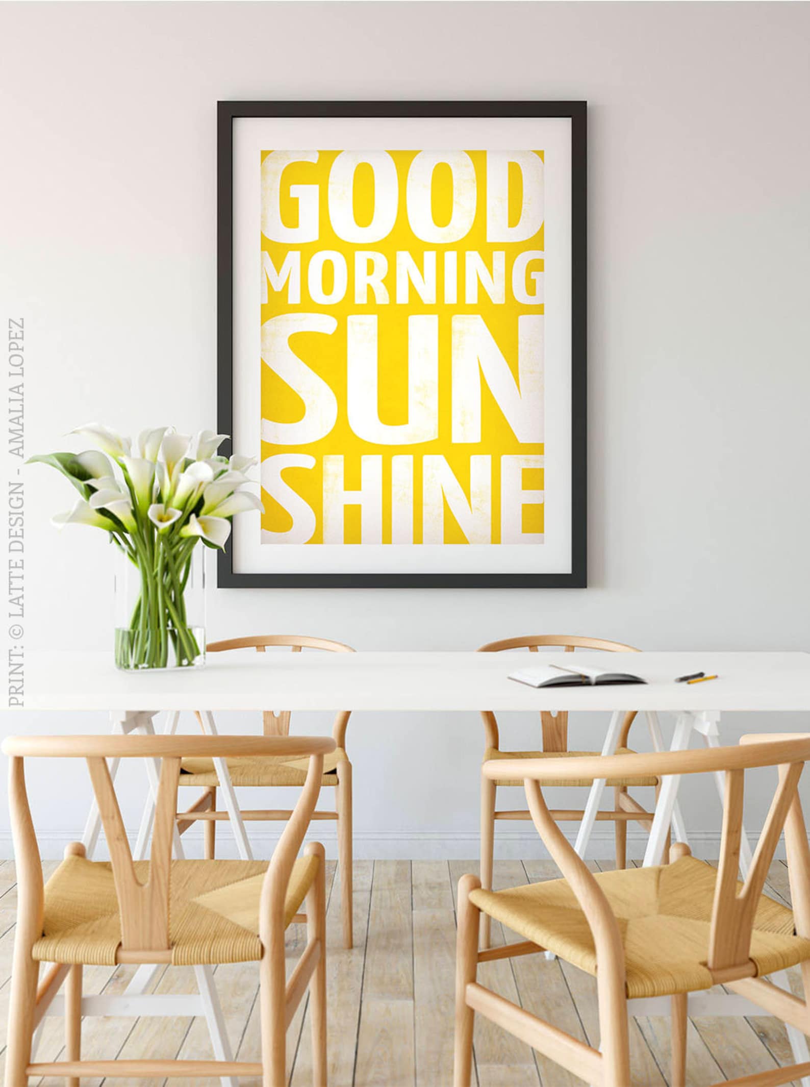Good Morning Sunshine. Digital Download. Sunshine Printable, Yellow ...