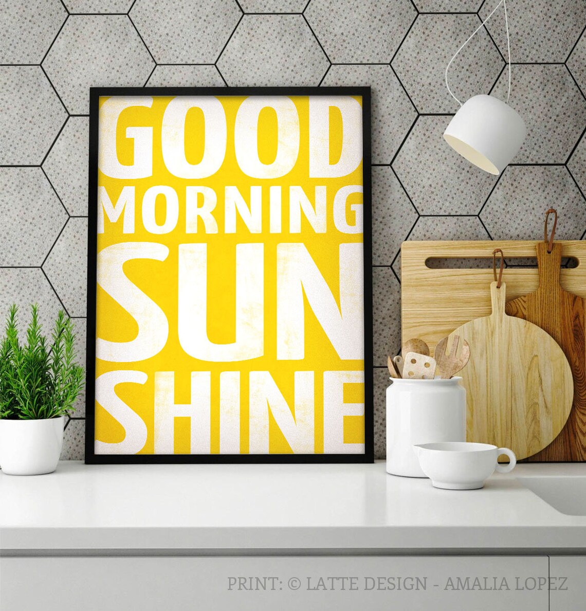 Good Morning Sunshine. Digital Download. Sunshine Printable, Yellow ...