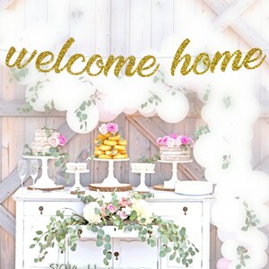 Welcome Home, Custom Welcome Home Banner, Homecoming Banner, Custom ...