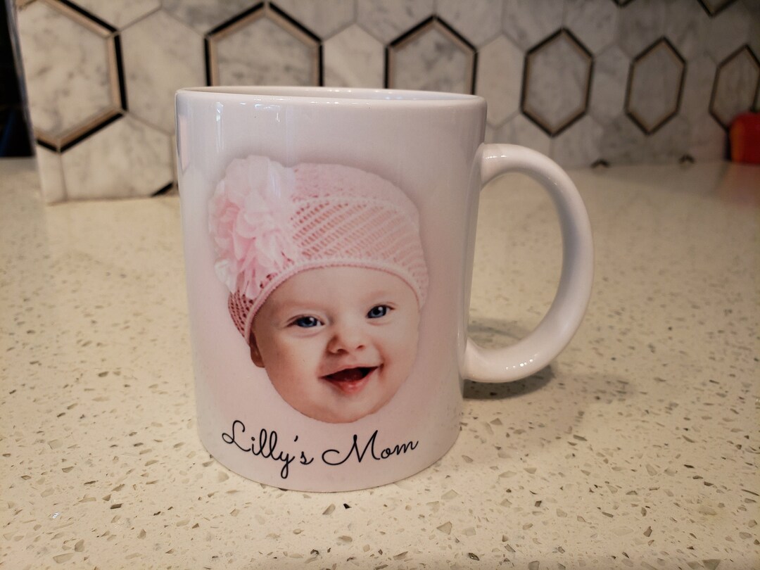Baby Photo Mug for Mom, Baby Face Gift Mug, Baby Photo Gift, Birthday ...