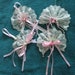 4 Lace Victorian Fans With Ribbons , Pearls , Rose Buds Valentines Day ...