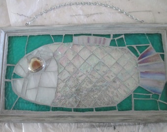 Mosaic Glass Fish - Etsy