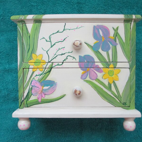 Hand Painted Chest - Etsy