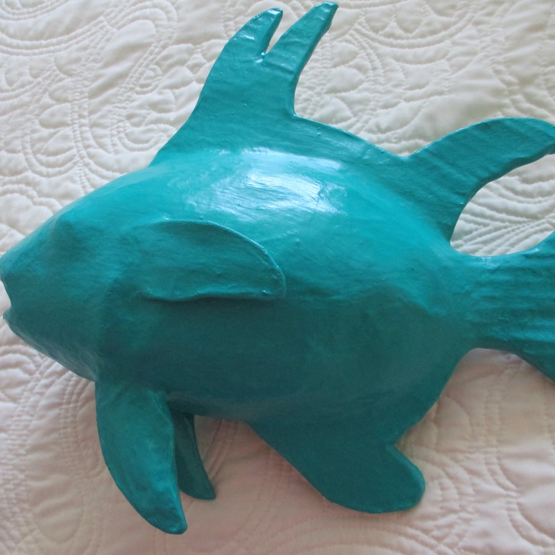 Paper Mache Fish - Etsy