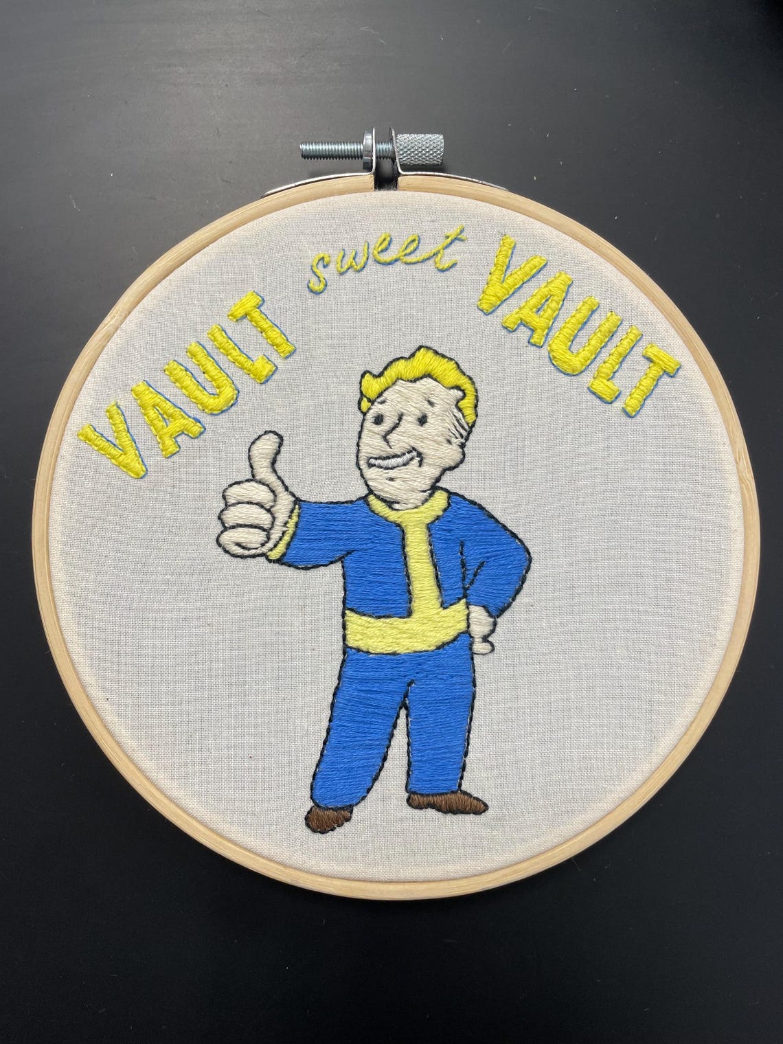 Fallout Vault Sweet Vault 6” Welcome Sign Wall Hanging Decor. Hand ...
