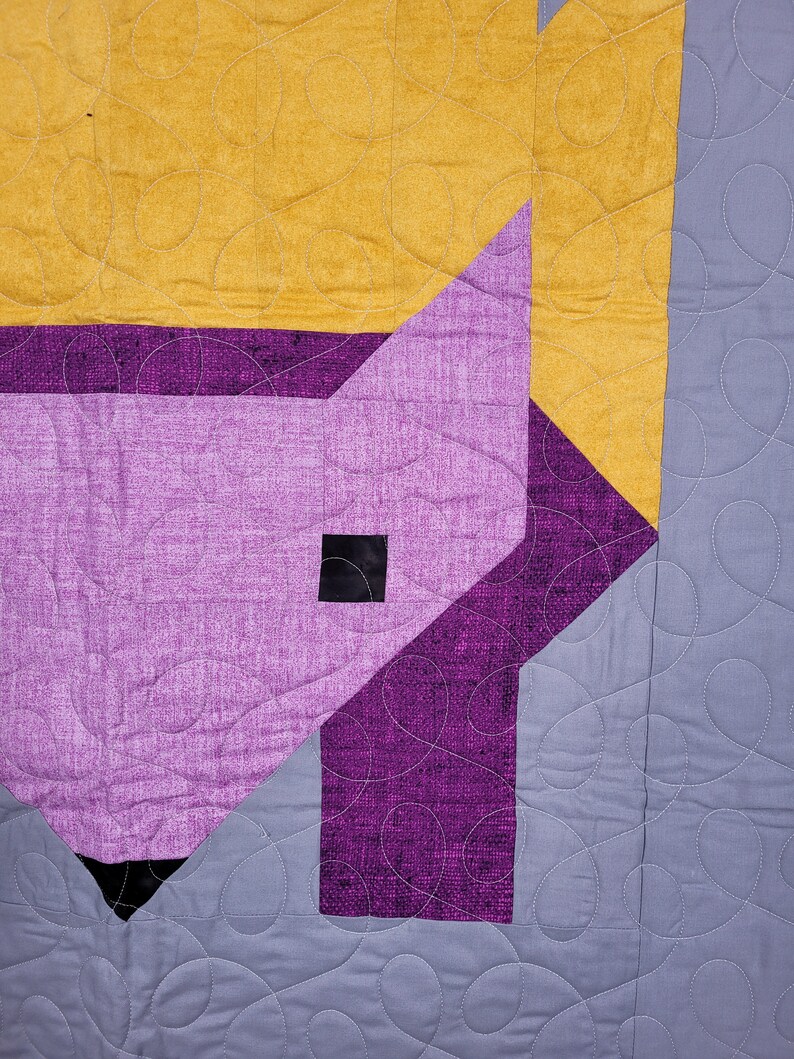 Modern Hedgehog - Baby Quilt or Wall Hanging - Etsy