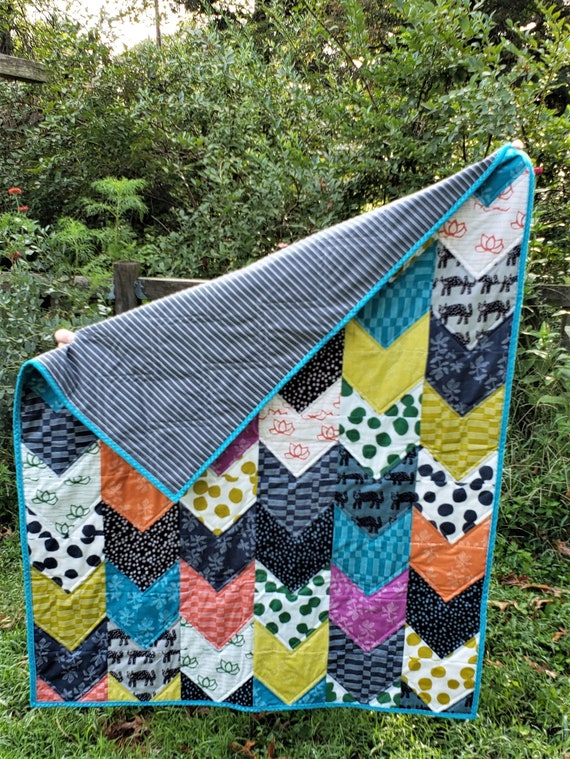 Chevron Baby Quilt Pattern