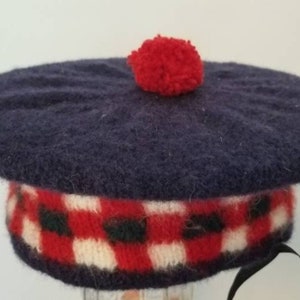 Highland Regimental Diced Scottish Bonnet - Etsy
