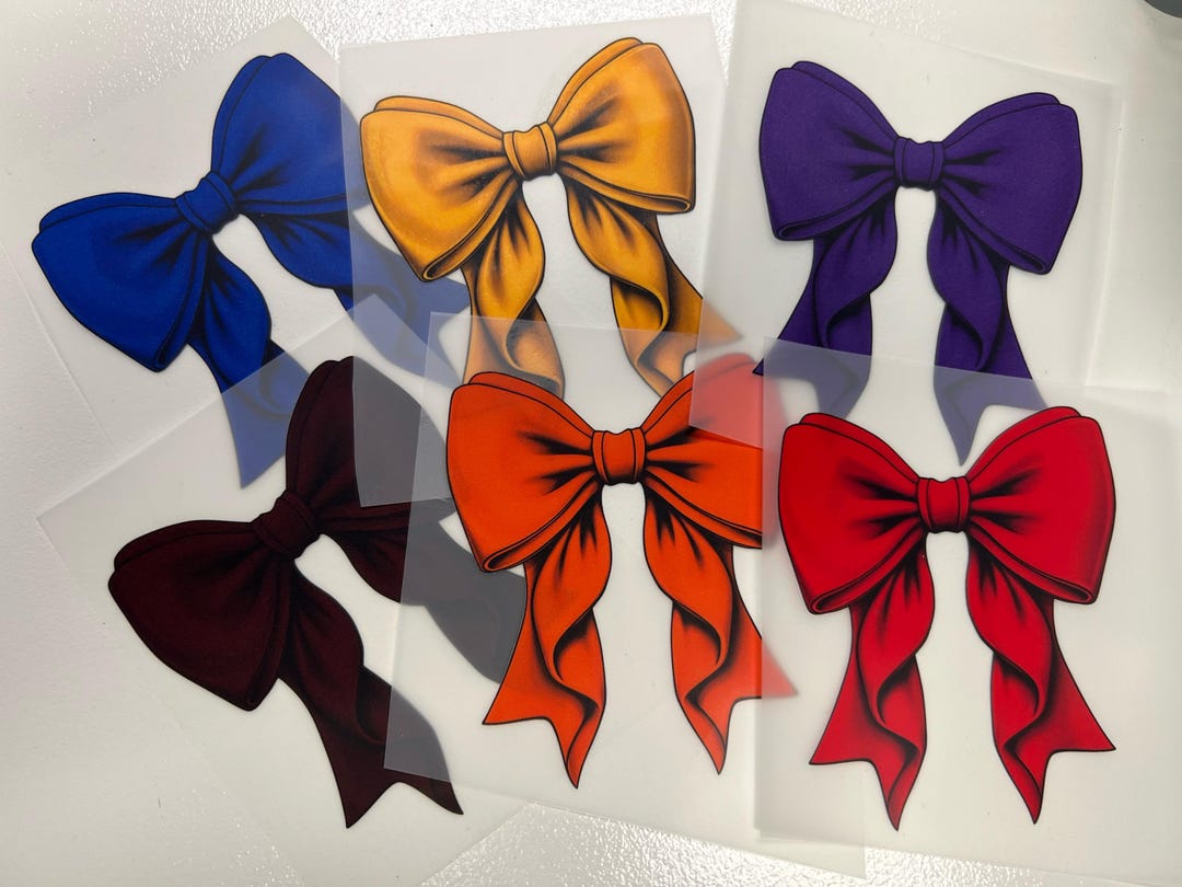 DTF Bow, Trendy Preppy Bow Transfer, Coquette Cheer Bow. - Etsy