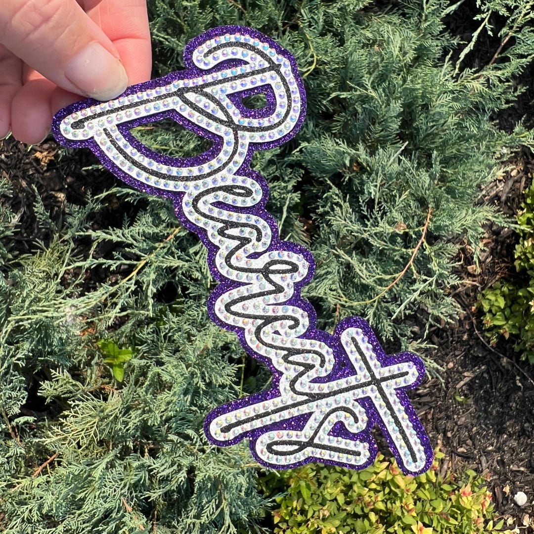 Bearcats *3D Glitter Mascot Rhinestone Hat Patch* Iron-on Adhesive - Etsy