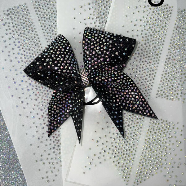 Rhinestone Cheer Bow - Etsy