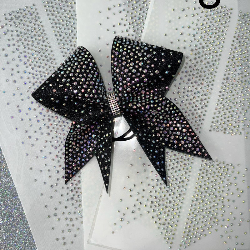 Rhinestone Cheer Bow - Etsy