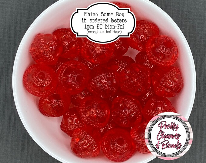 Transparent Acrylic Bicone Beads, DIY Bubblegum Necklaces, Chunky ...